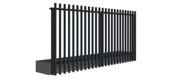 Seamless Fin aluminium postless balustrade | Aluminium Balustrades ...