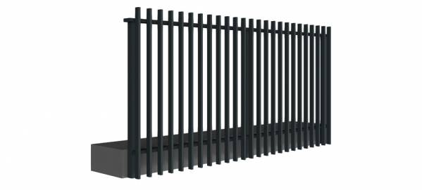 Clearspan Face Hung Fin Aluminium Balustrade | Balustrades | Product ...