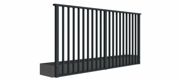 Clearspan Inline Fin Aluminium Balustrade | Aluminium Balustrades ...