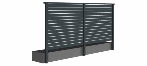 Clearspan Slat Aluminium Balustrade System | Aluminium Balustrades ...