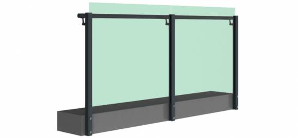 Clearview Offset Glass Balustrade | Glass Balustrades | Product ...