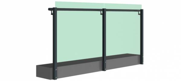 Clearview Offset Glass Balustrade | Glass Balustrades | Product ...