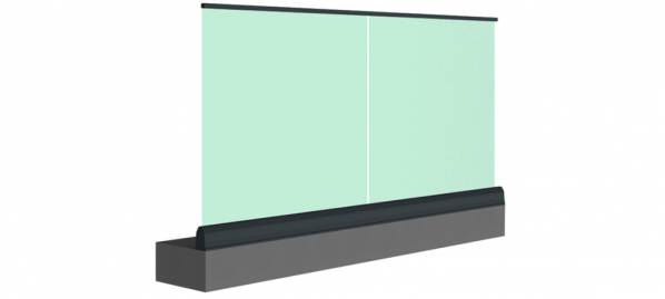 Pureview Top Fixed Aluminium Balustrade | Glass Balustrades | Product ...